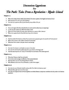 The Path – Discussion Questions | Lars D. H. Hedbor: Tales From a ...